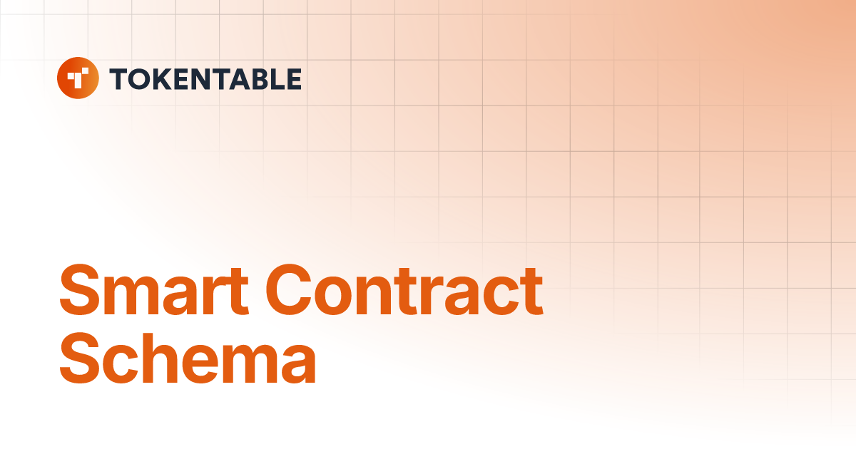 Smart Contract Schema | TokenTable