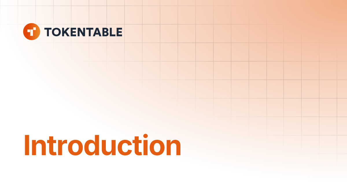 Introduction | TokenTable